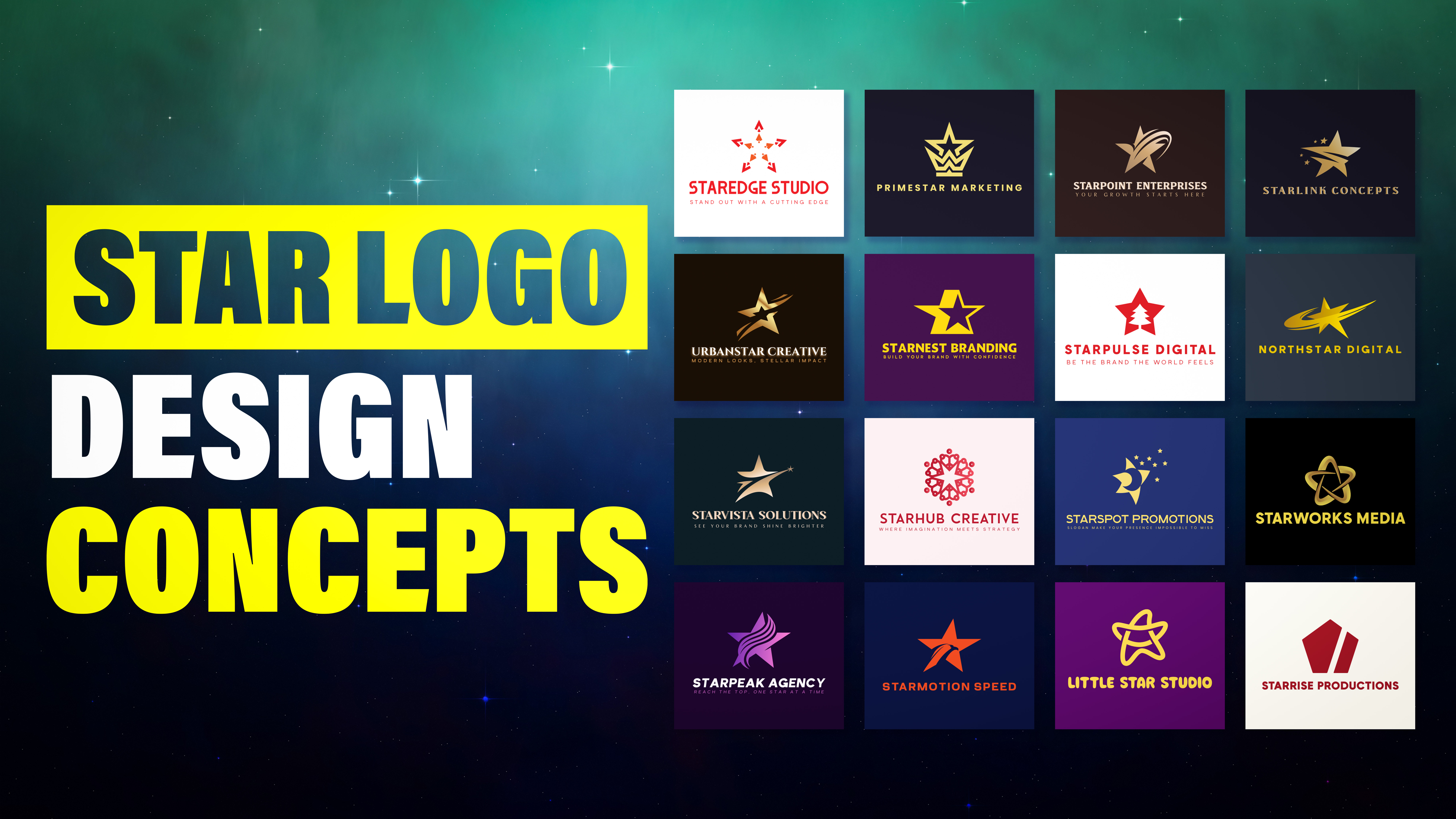 30 Star Logo Designs